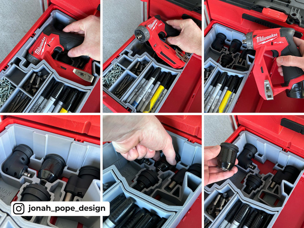 Milwaukee Packout Inserts by Jonah Pope Design Australia – Tradie Mods