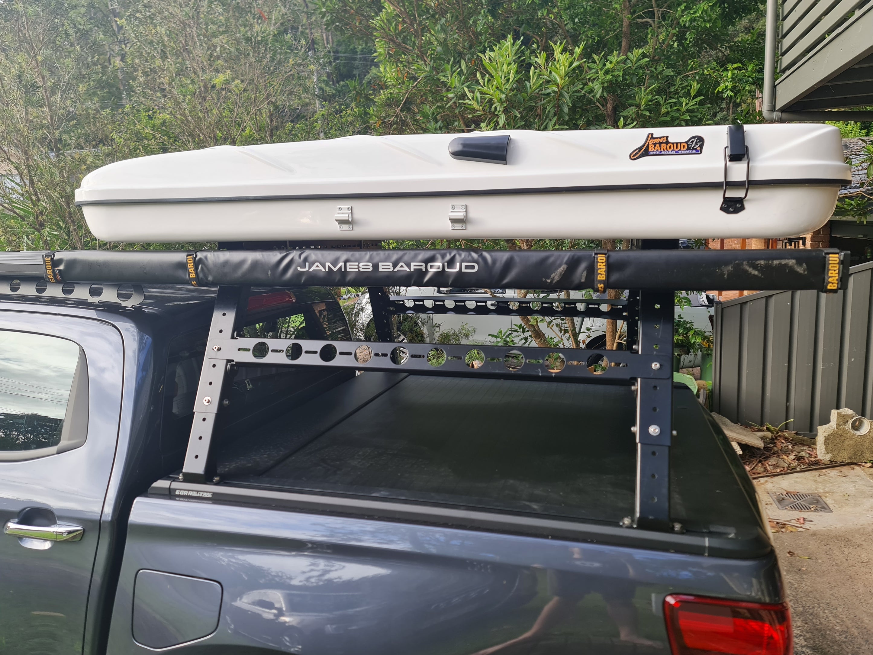 90 Degree Awning Side Mount Mod for Ozroo Style Tub Rack – Tradie Mods
